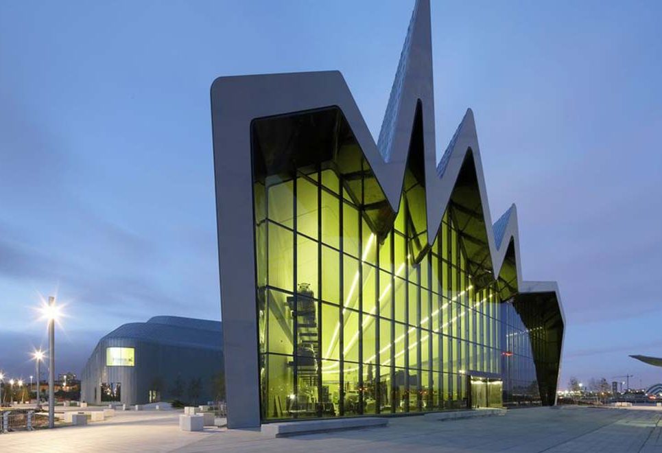 El Museo de Riverside en Glasgow Zaha Hadid